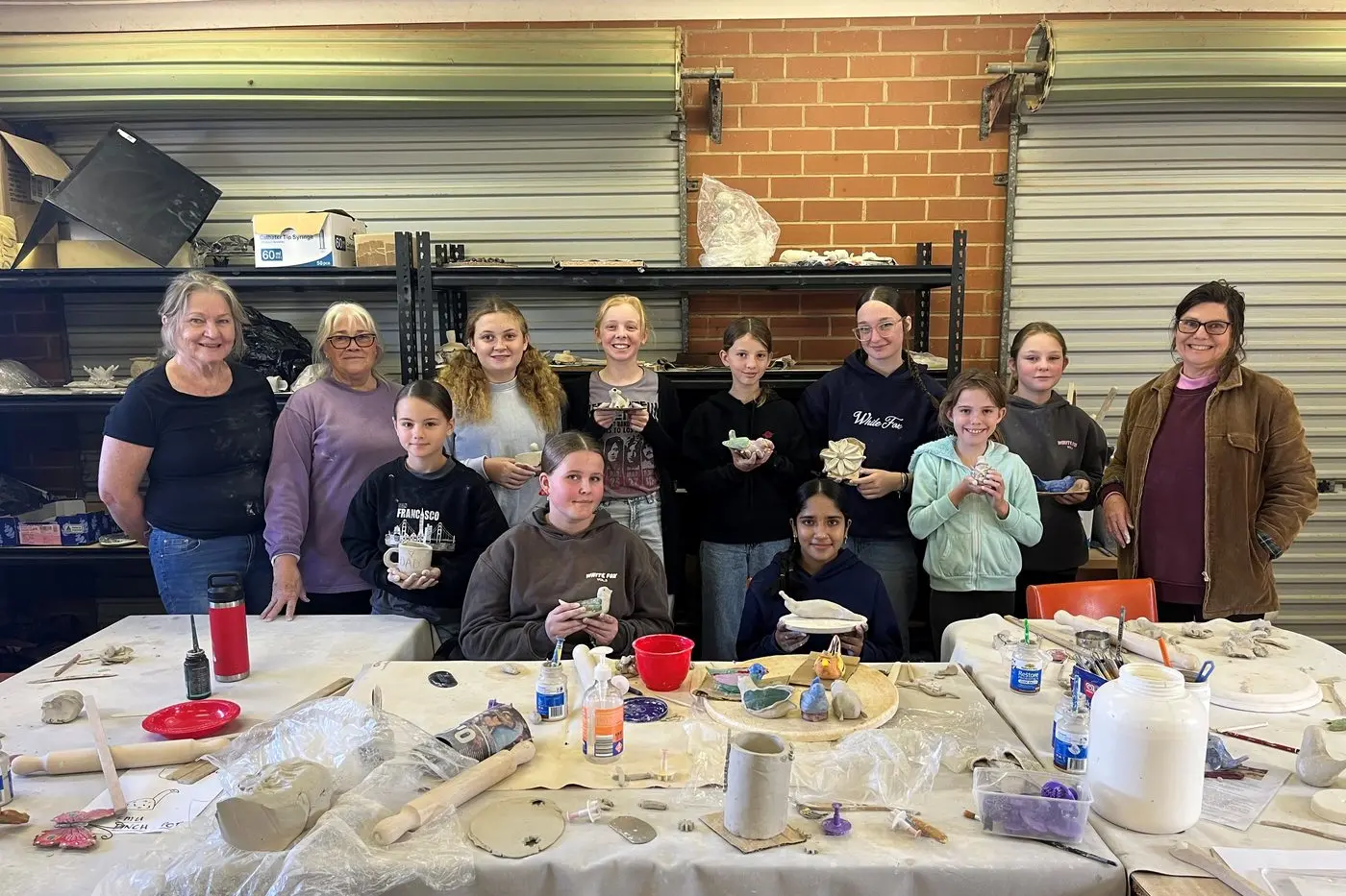 Children discover pottery’s magic