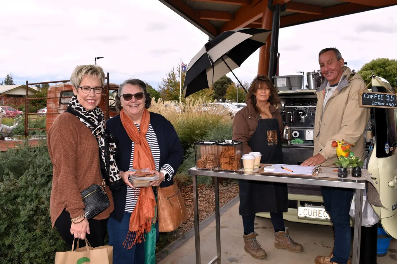 Rain didn't spoil the annual Southern Cross fete