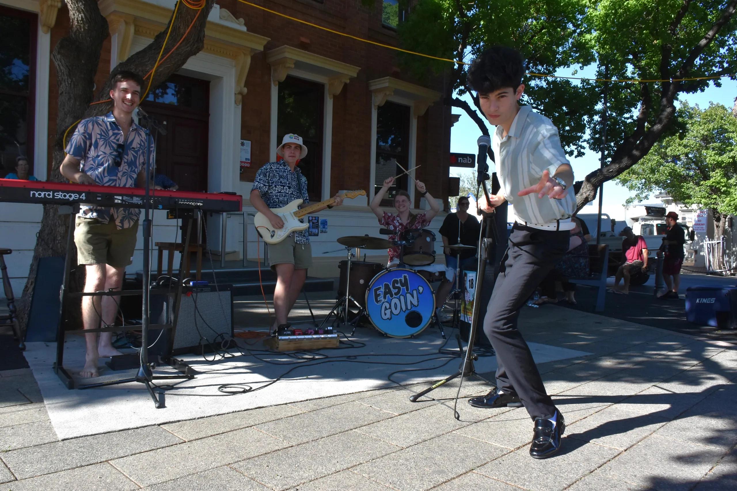 Easy goin’ from the start: How teen rocker met local band
