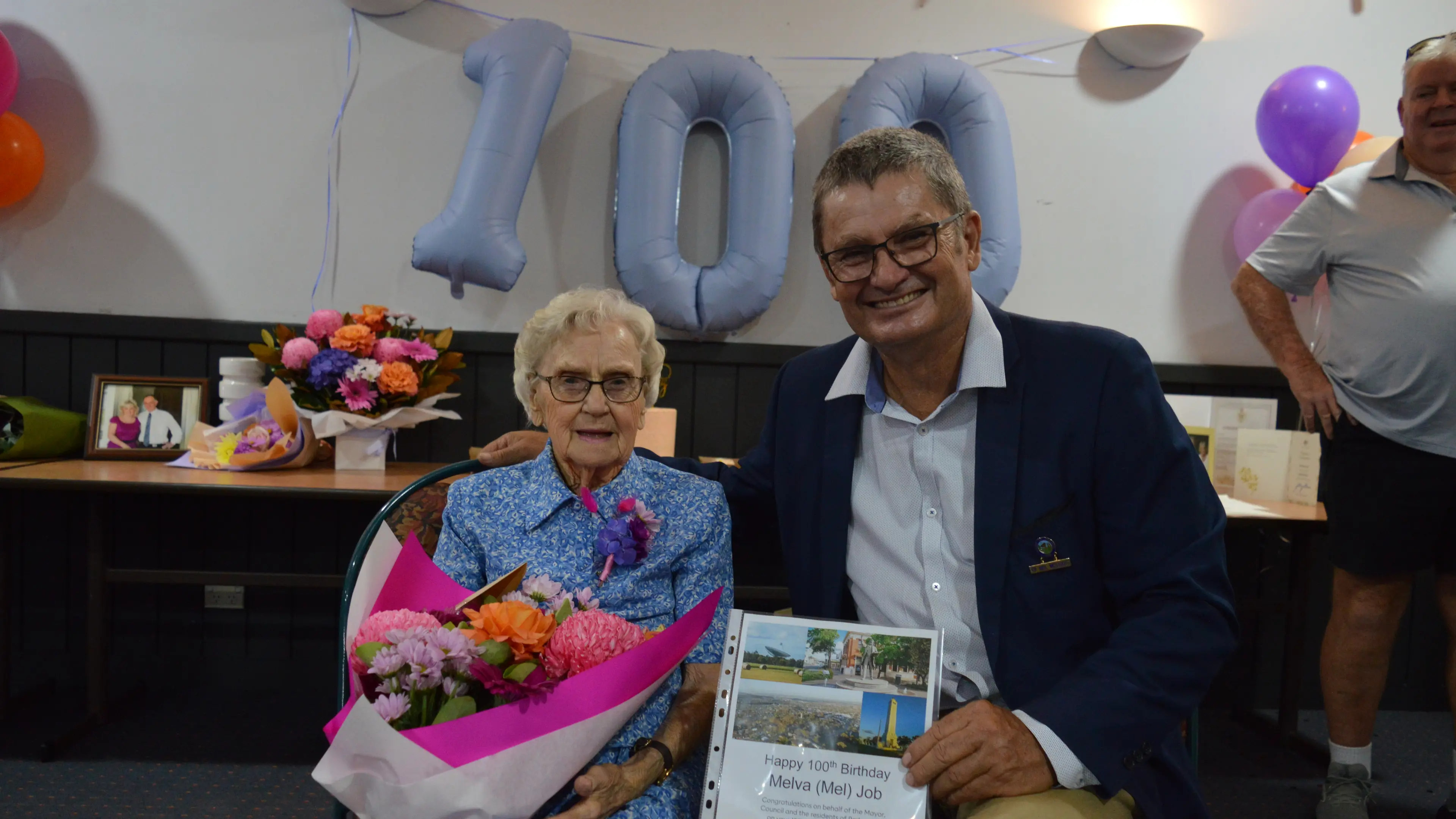 Melva joins 100 club